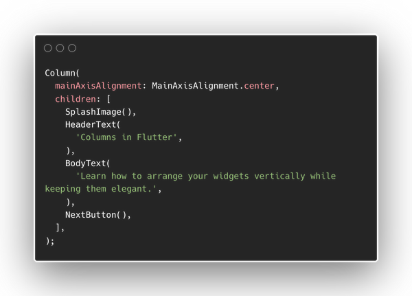Columns In Flutter Arrange Flutter Widgets Vertically