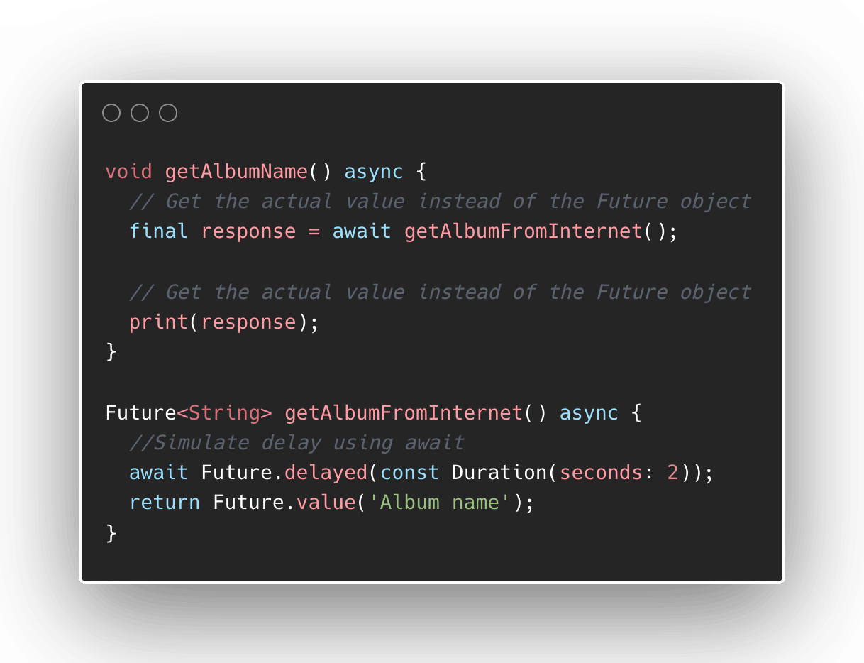 Using Future in Flutter - Get comfortable with asynchronous data